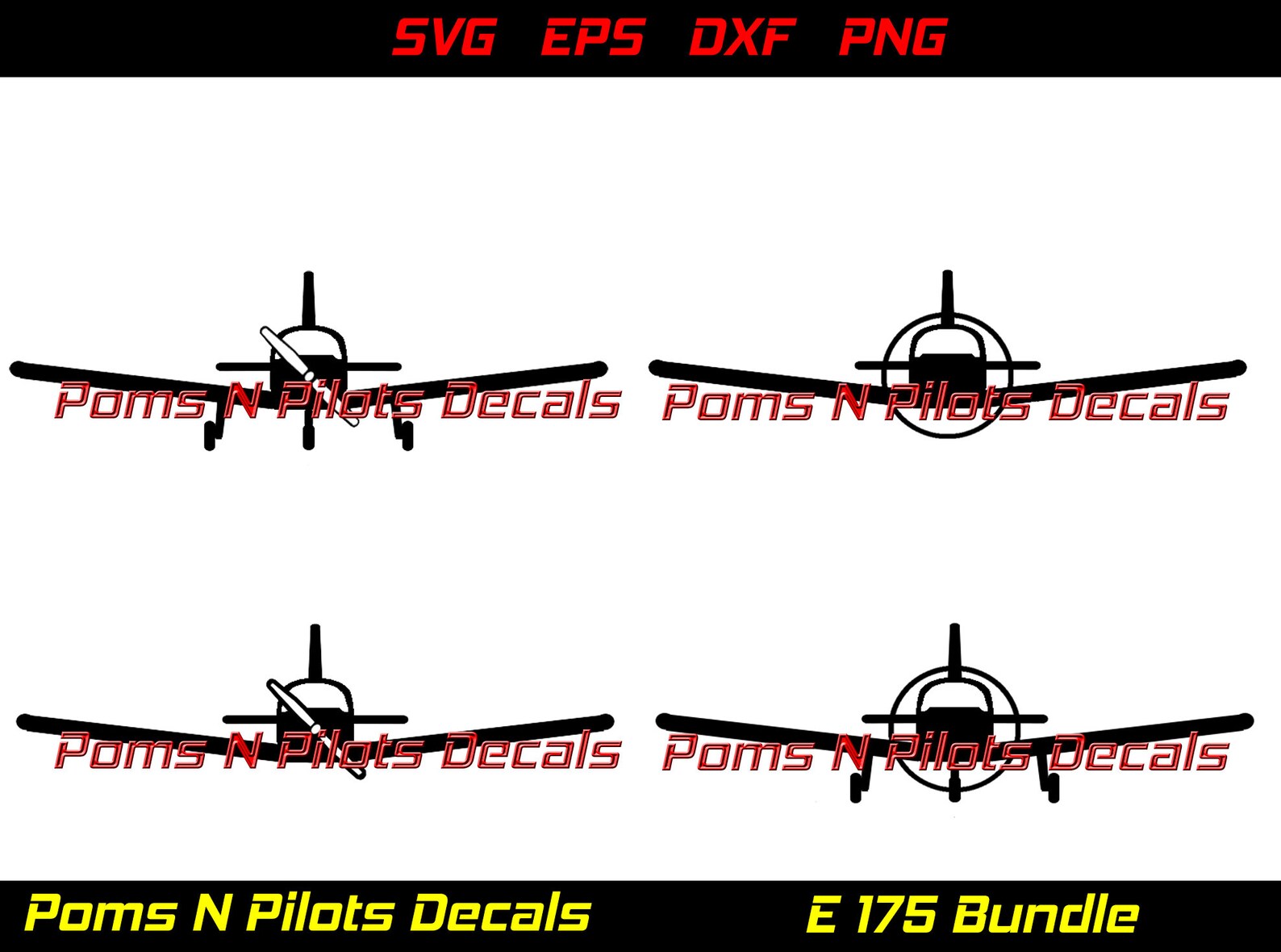PA-28 Piper Cherokee SVG Bundle / Pilot Svg / Airplane Svg / - Etsy