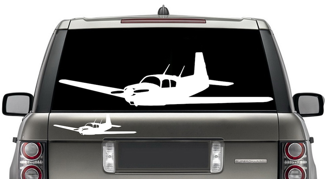Mooney M20 Self Adhesive Decal/sticker Vinyl / Airplane Wall Art ...