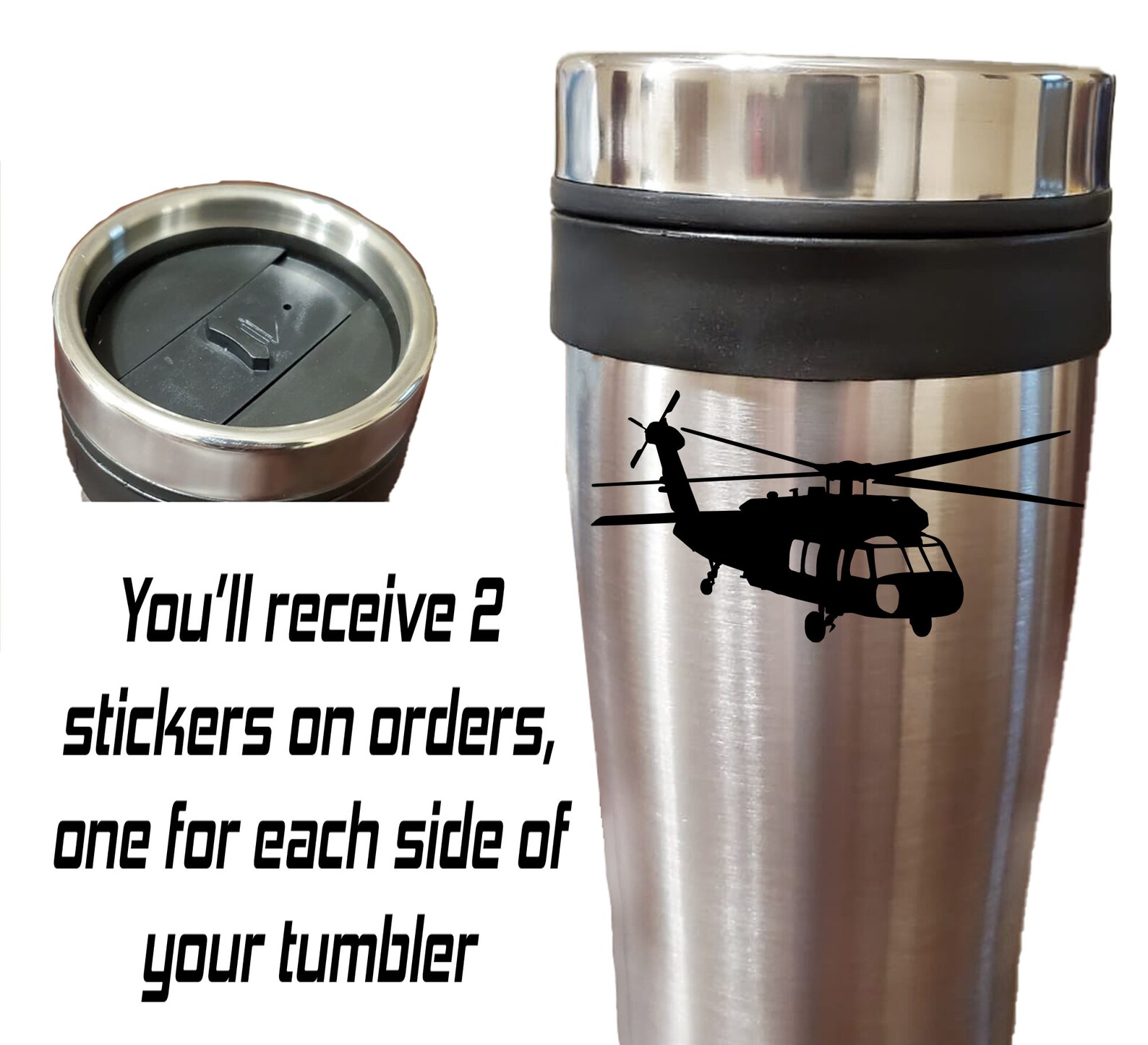 Sikorsky UH-60 Black Hawk Vinyl Sticker / Military Aviation / Military ...