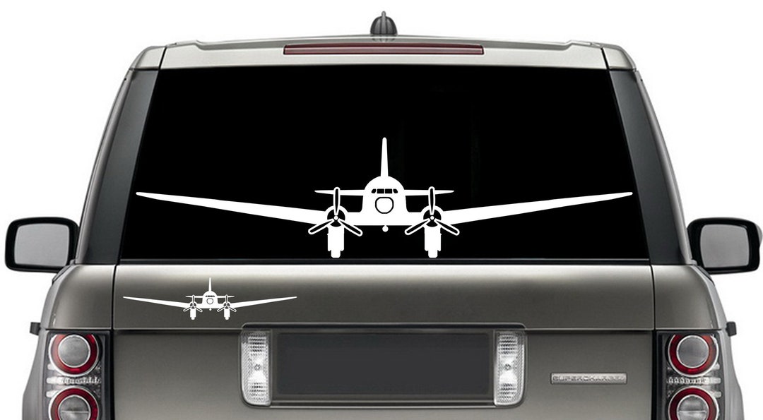 Douglas DC-3/C-47 Skytrain Decal Extreme Detail - Front - DC3 Decal ...