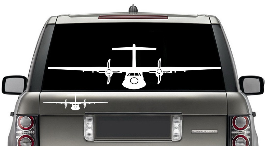 ATR-72 Airplane Self Adhesive Decal/sticker Vinyl / Airplane Wall Art ...