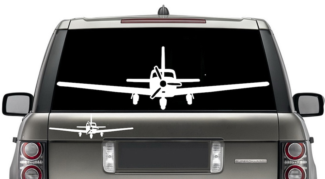 Piper Comanche PA-24 Front Self Adhesive Decal/sticker Vinyl / Airplane ...