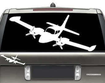 Cessna 310 front Cessna 310, Vinyl Decal Sticker, 310R, Fegraphics Nate ...
