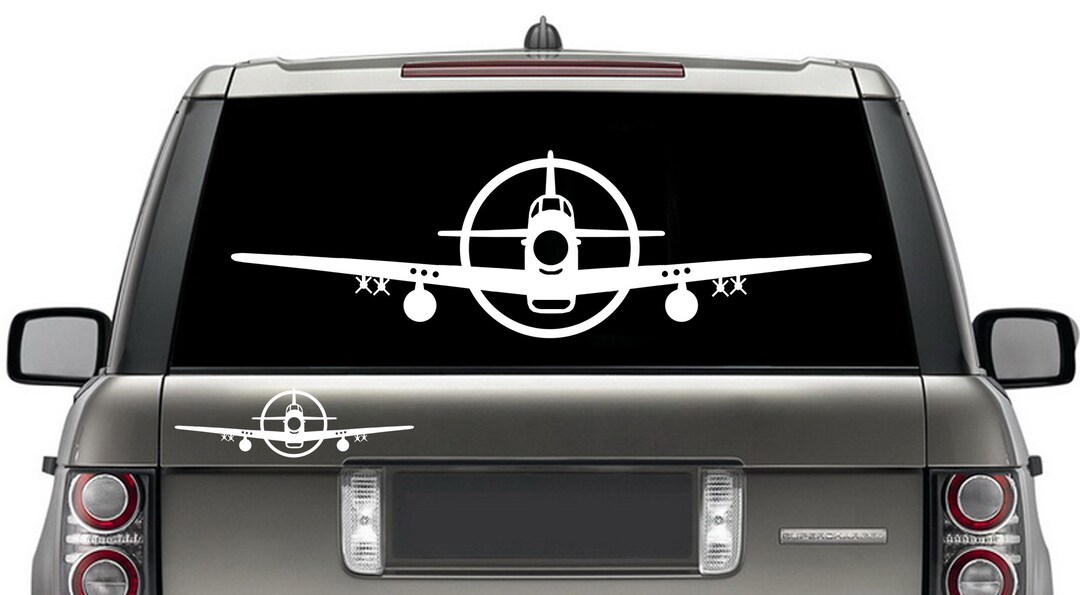North American P51 Mustang Vinyl Sticker / Military Aviation / Military ...