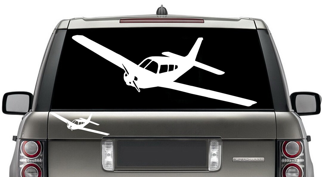 Piper Cherokee PA-28 Top Side Angle Self Adhesive Decal/sticker Vinyl ...