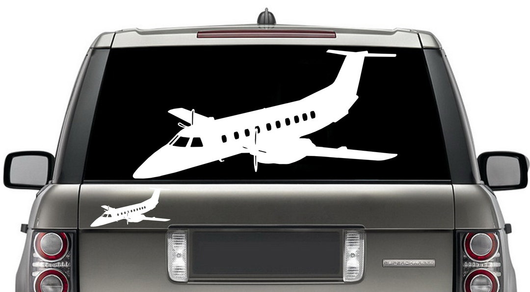 Embraer EMB-120 Brasillia - Self Adhesive Decal/sticker Vinyl - Front ...