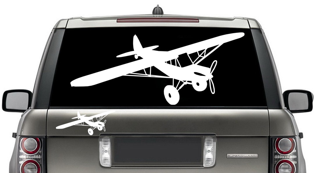 Piper PA-18 Super Cub Self Adhesive Decal/sticker Vinyl / Airplane Wall ...