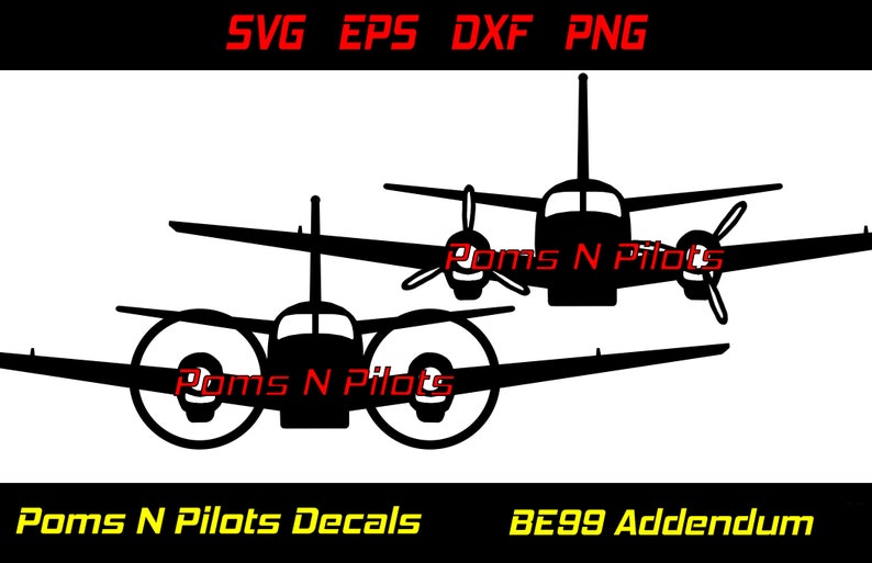 Beechcraft Model 99 SVG Bundle / Pilot Svg / Airplane Svg / - Etsy