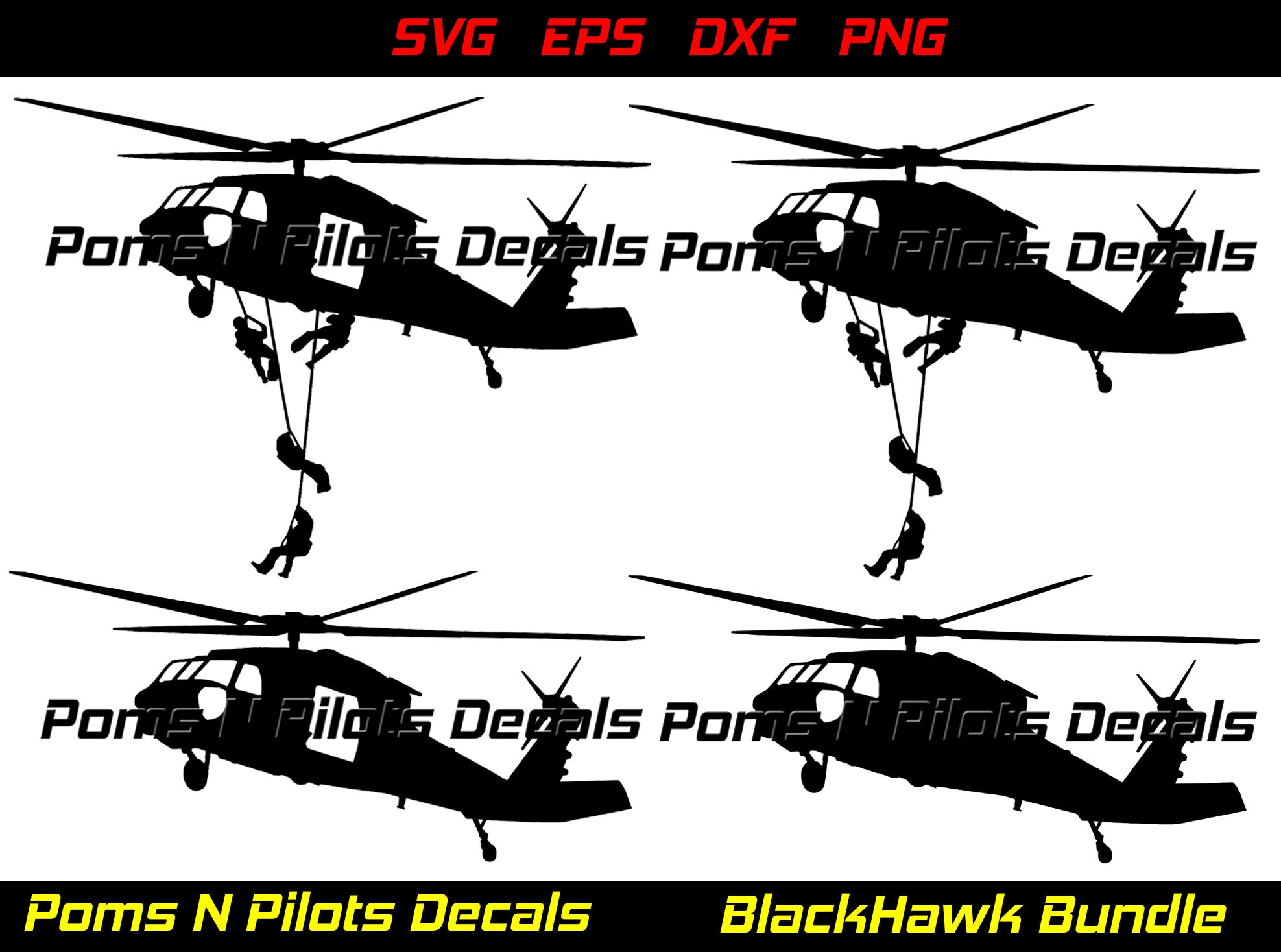 Sikorsky UH-60 Black Hawk SVG Bundle / Faith Svg / Military Svg ...