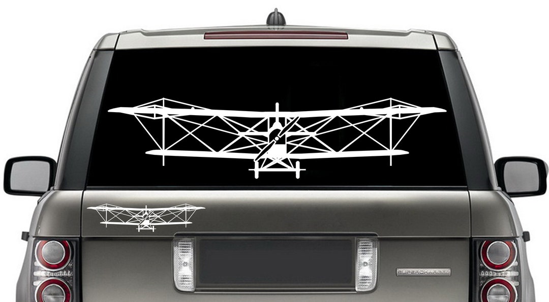 Curtiss JN-4 Jenny Extreme Detail - Front - JN4 Decal / Bumper Sticker ...