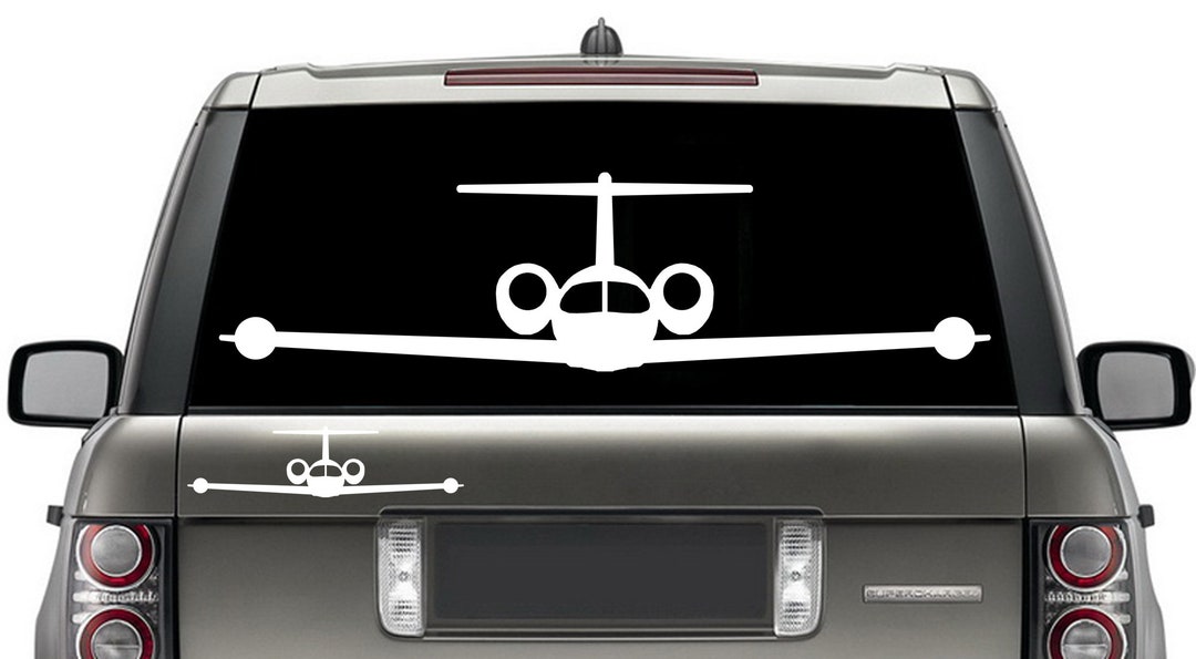 Learjet 35 36 C-21 Adhesive Decal/sticker Vinyl / Airplane Wall Art ...