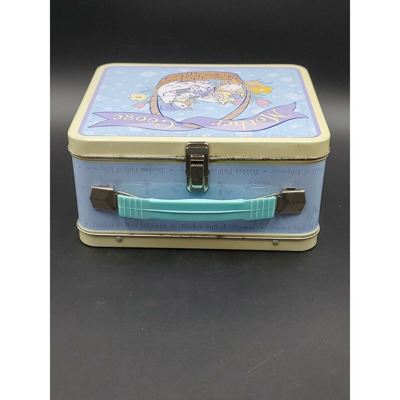 Vintage Mother Goose Metal Lunch Box - Etsy