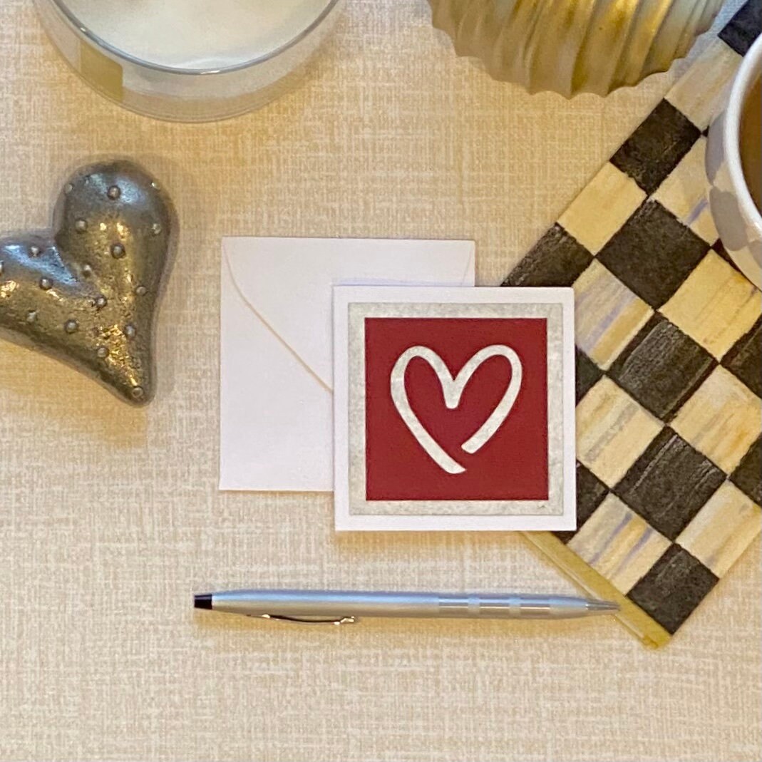 Set of 10 Mini Cards, Variety Pack of Handmade Paper Cut Note Card ...