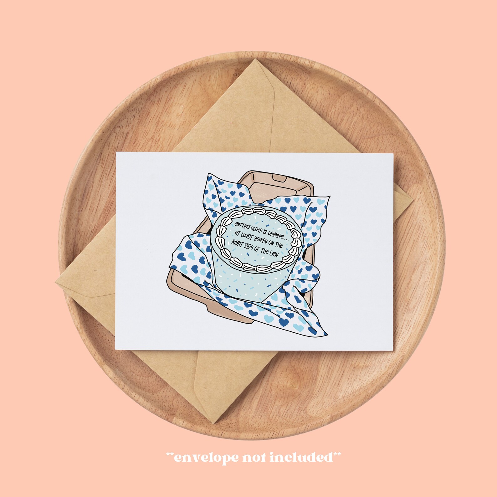 Police Birthday Card: Bento Cake Design (printable) - Etsy