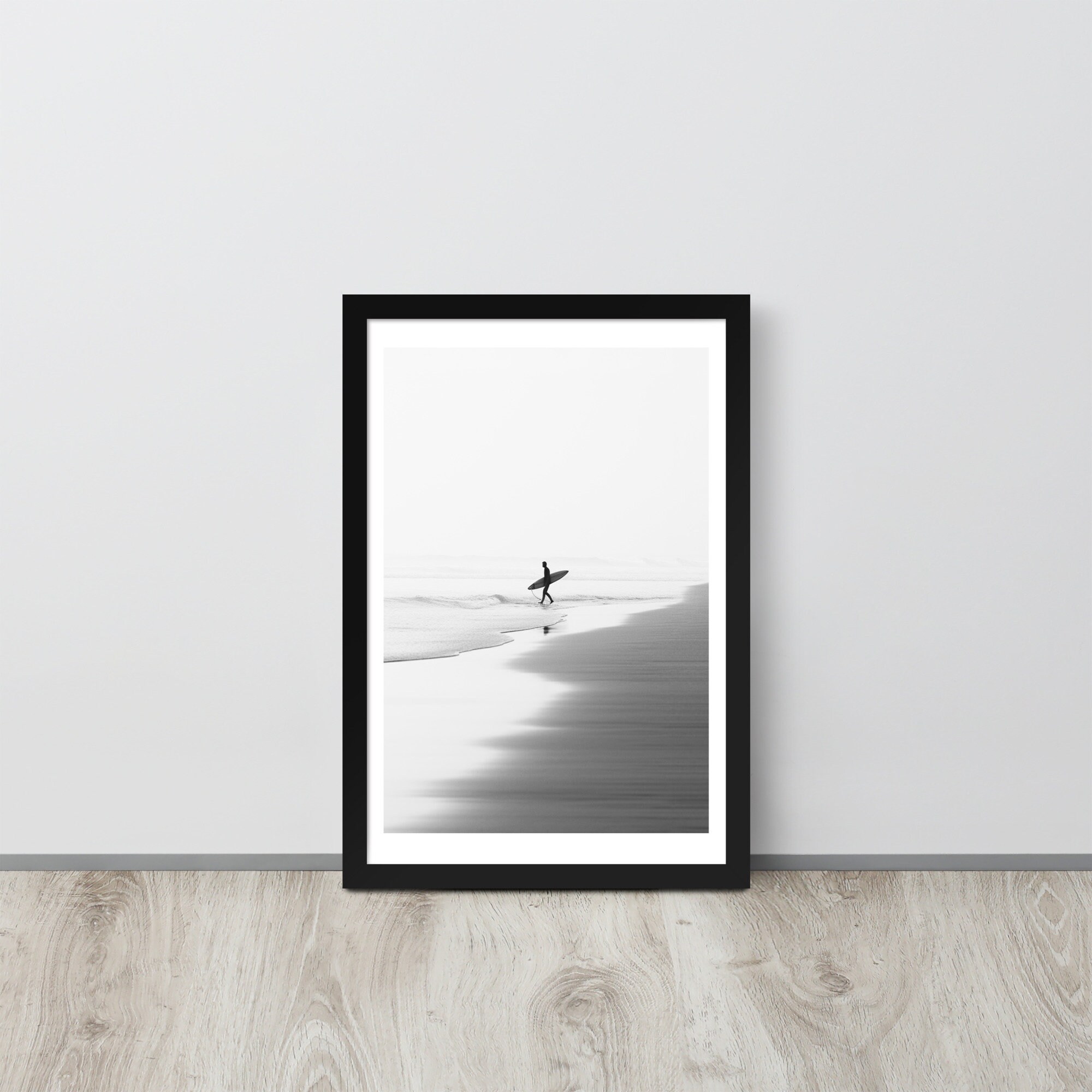 Solo Surf, Surfer Print, Gallery, Framed, Surfer - Etsy