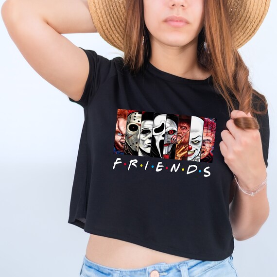 Vintage Horror Movie Crop Top - Etsy