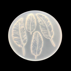 Retro Feather Silicone Mold, DIY Feather Resin Mold, Resin Craft Art ...