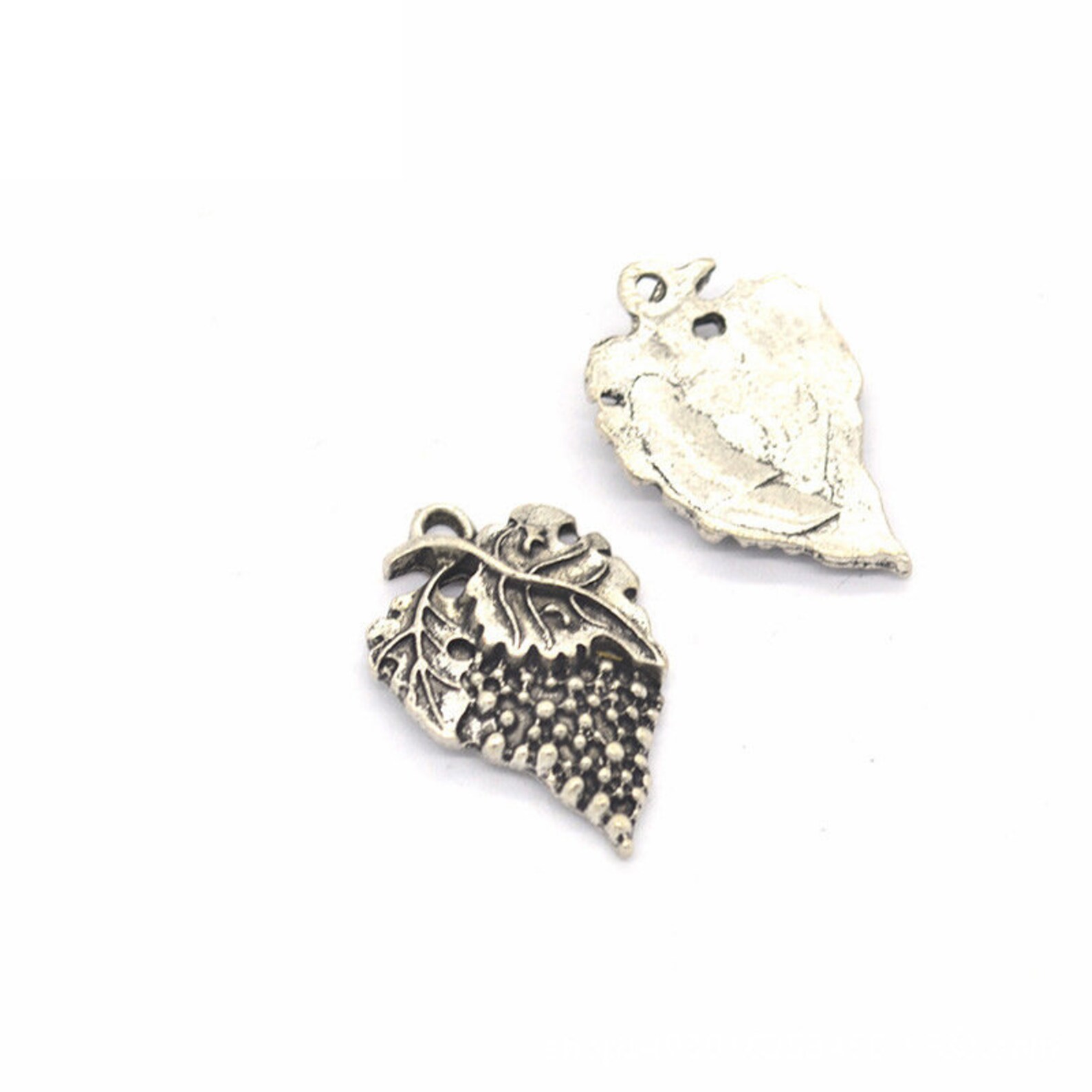 60pcs 22x15mm Antique Silver/antique Bronze Grape Pendant Charms,grape ...