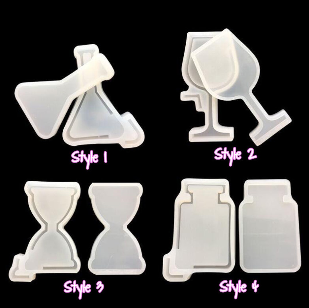 Wine Glass Resin Shaker Mold Silicone Mould Goblet Mold Resin Supplies Epoxy Resin Shaker