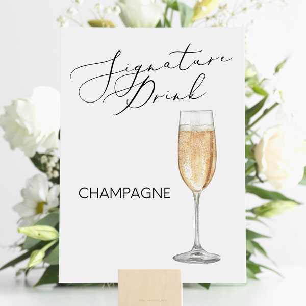 Champagne Sign - Etsy UK