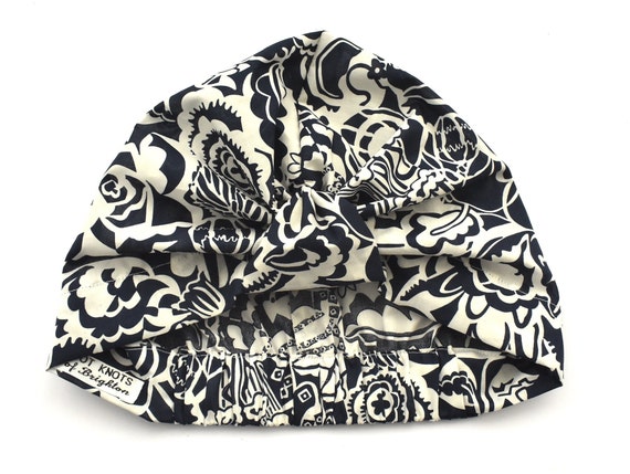 Salty Sea Knot Swimming Hat Topper Swim Turban in - Etsy