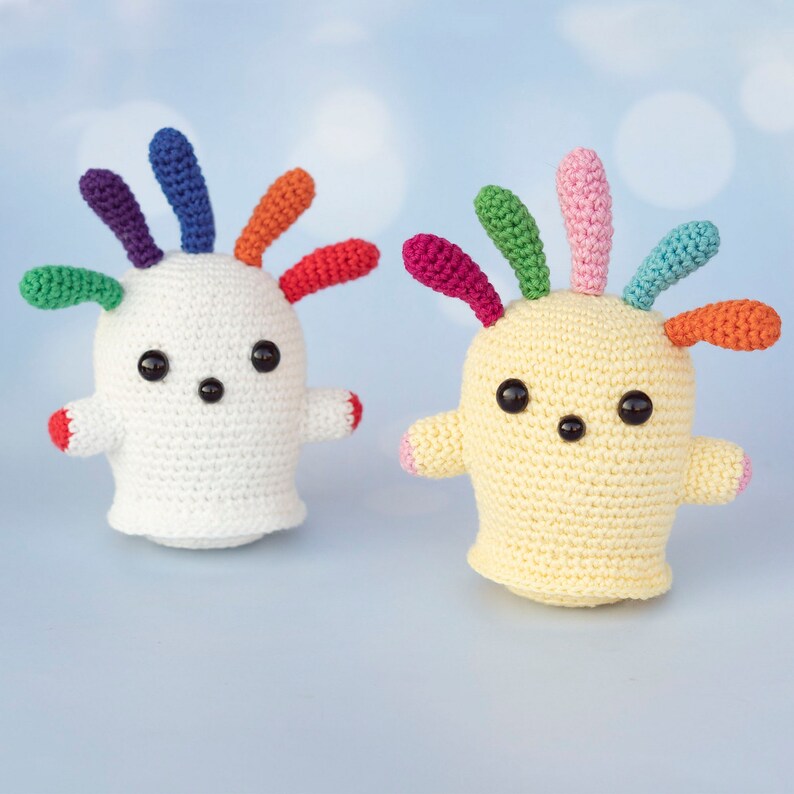 Monster Gyroid Amigurumi Crochet Pattern, Adorable Monster Gyroid DIY ...