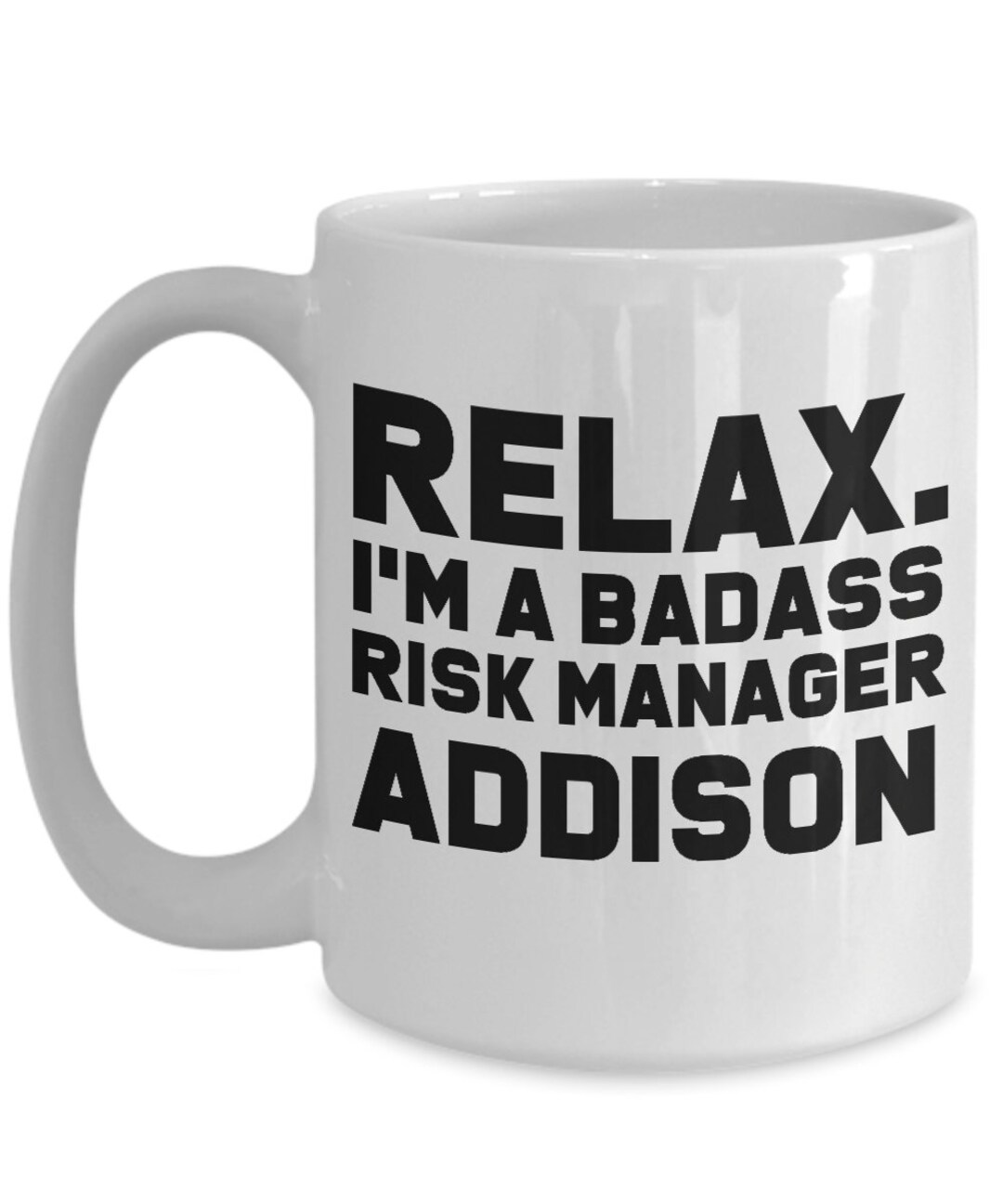 Funny Gift for Badass Risk Manager, Personalized Gift for Risk Manager ...