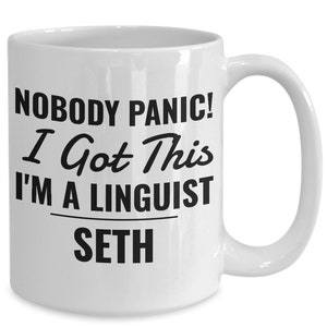 Funny Linguist Gift, Gift for Linguist, Humor Mug Linguist, Linguist ...