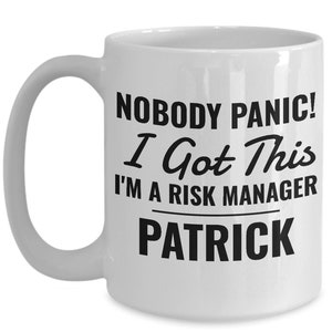 Funny Risk Manager Gift, Gift for Risk Manager, Humor Mug Risk Manager ...