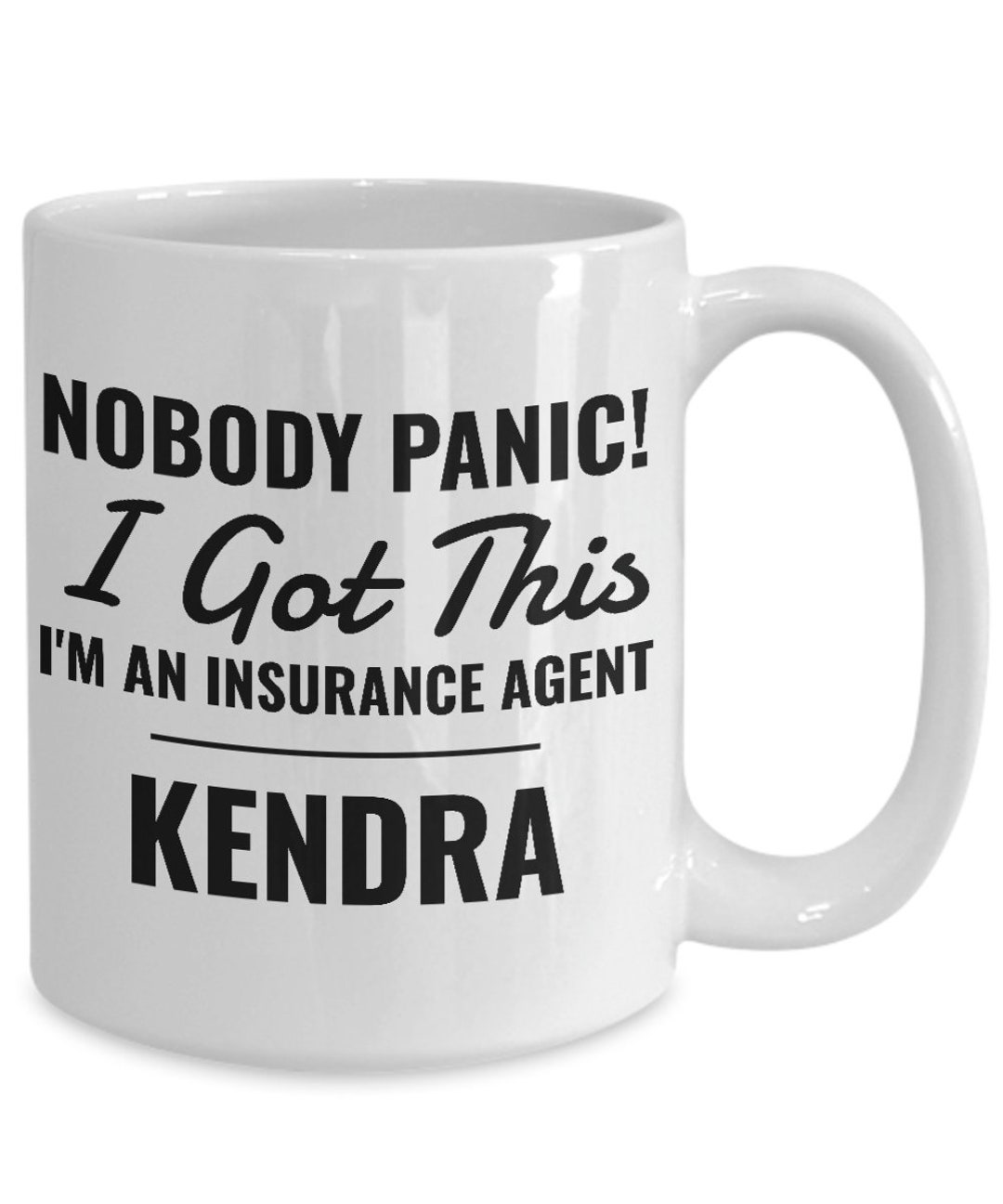 Funny Insurance Agent Gift, Personalized Gift for Insurance Agent ...