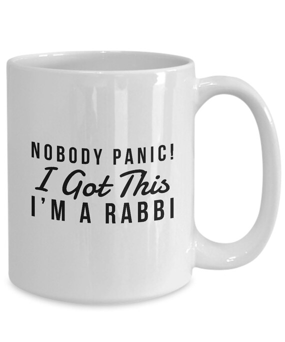 Funny Rabbi Gift Gift For Rabbi Humor Mug Rabbi Rabbi Mug | Etsy