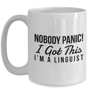 Funny Linguist Gift, Gift for Linguist, Humor Mug Linguist, Linguist ...