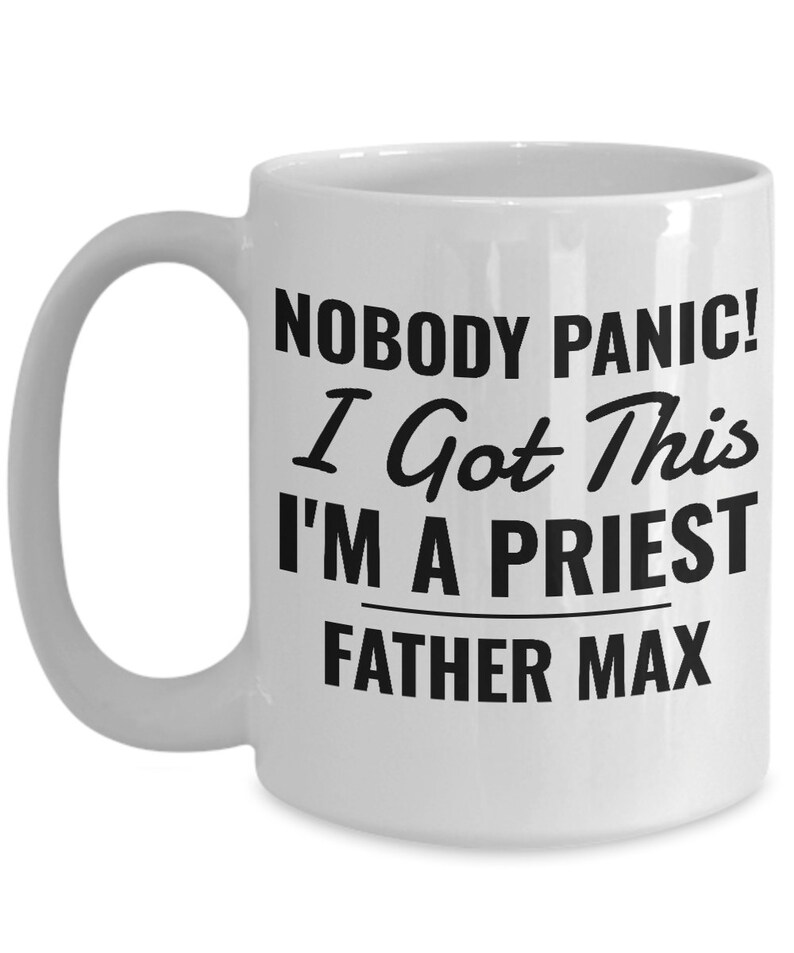 Funny Priest Gift, Personalized Gift for Priest, Customize With Priest ...