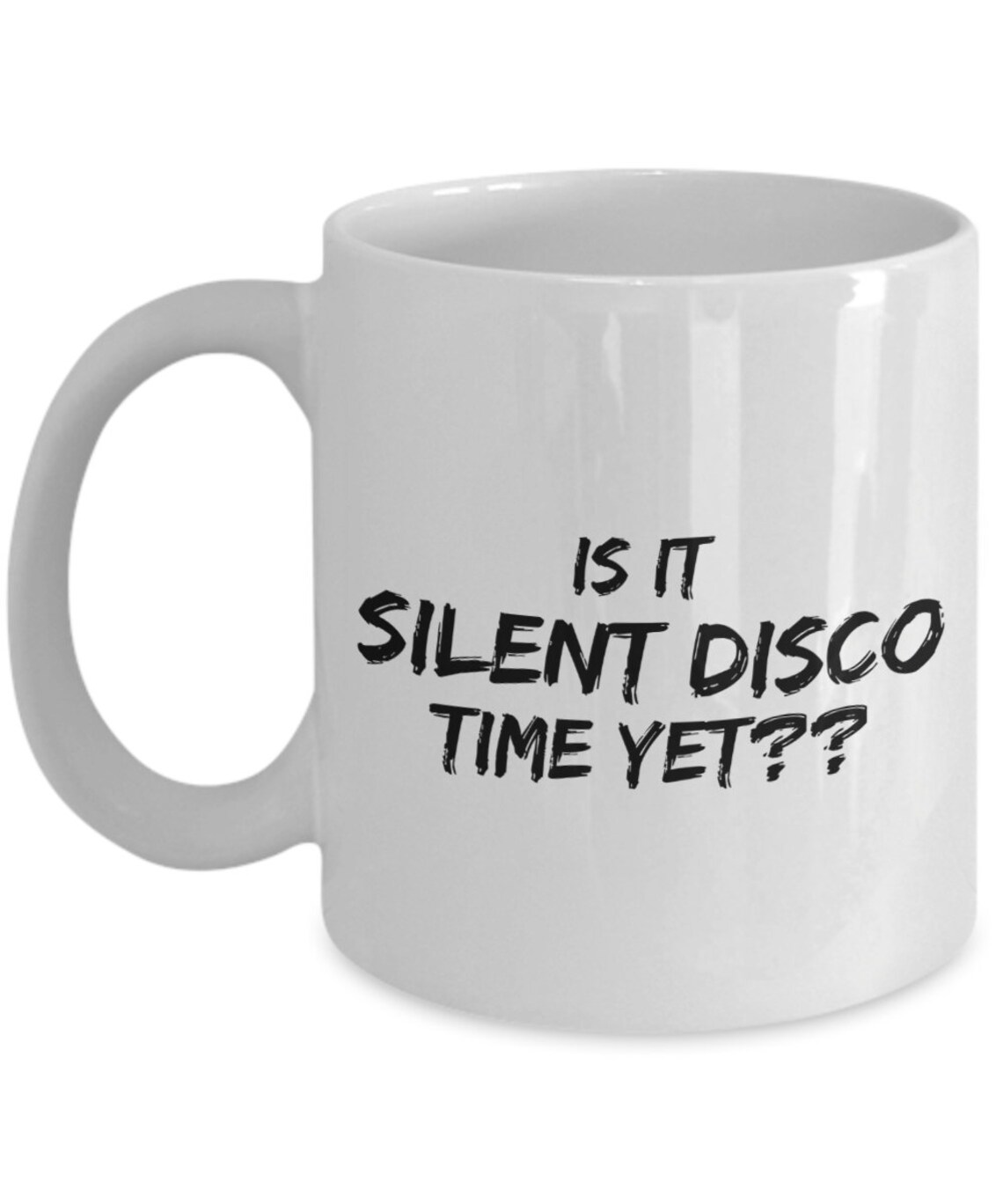 Funny Silent Disco Mug, Funny Silent Disco Gift, Silent Rave Music ...