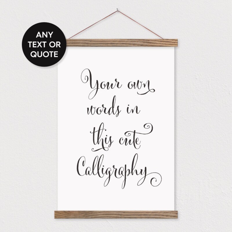 Calligraphy Signs - Etsy