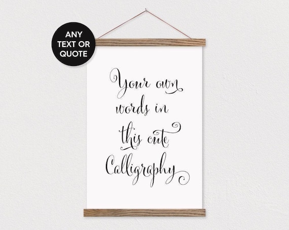 Cute Handwriting For Poster
