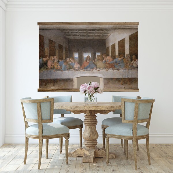 Big Framed Last Supper - Etsy