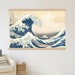 Kanagawa the Great Wave Large Hanging Canvas Tapestry With - Etsy