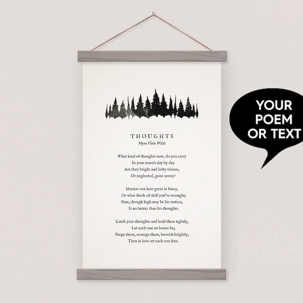 Poem Silhouettes - Etsy