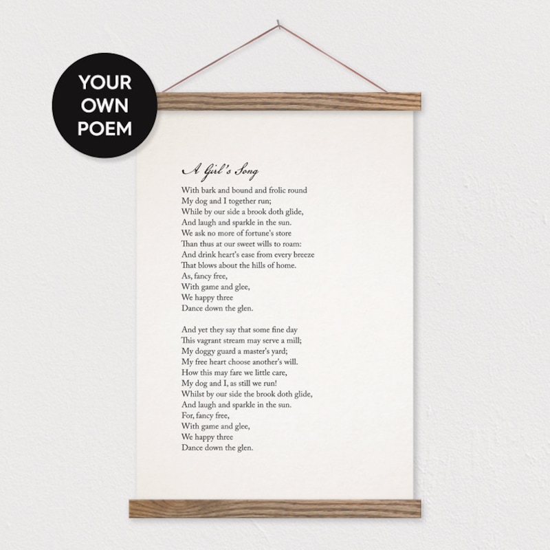Poem Art - Etsy