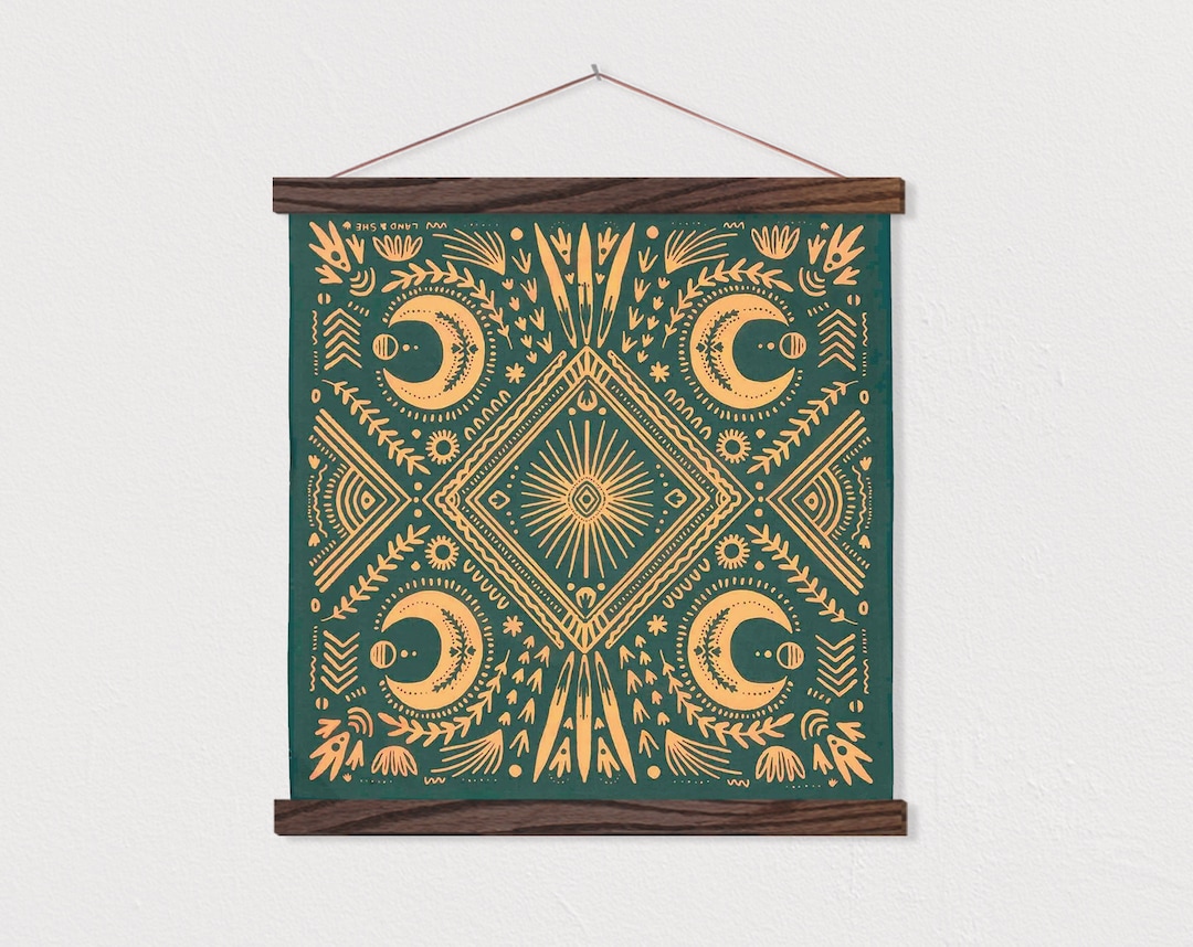 Bandana Frame Wooden Magnetic Hanger Frame for Bandanas and Scarves - Etsy
