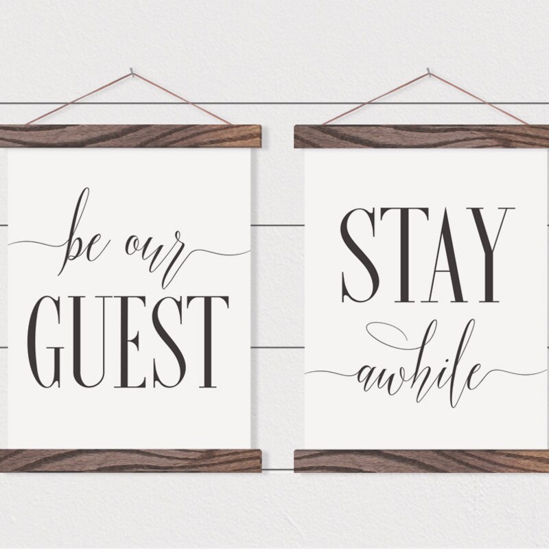 Stay Awhile Poster - Etsy