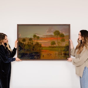 Great Florida Sunset - Landscape Canvas Wall Art - Framed - Etsy