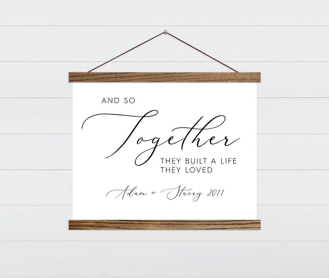 Couples Signature Farmhouse Sign - Custom Couples Farmhouse Sign - Etsy