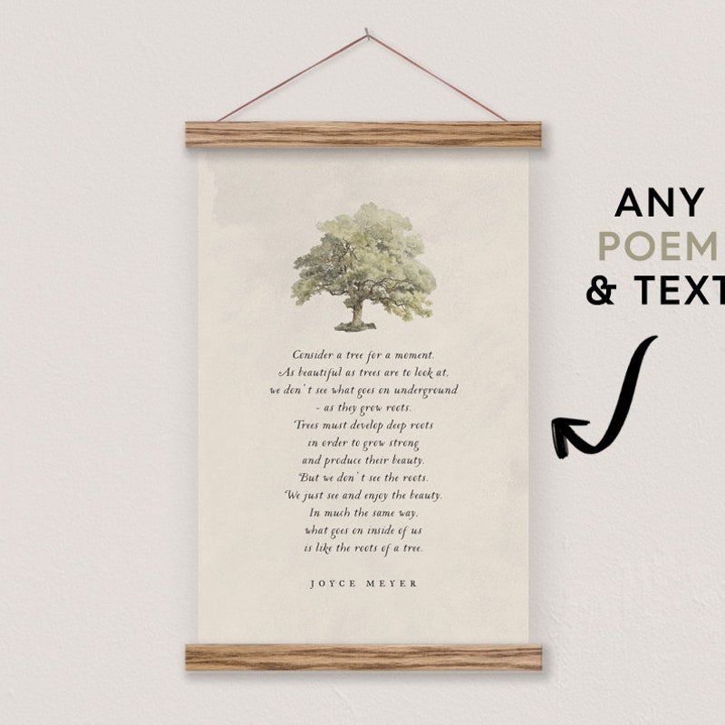 Oak Tree Poem - Etsy