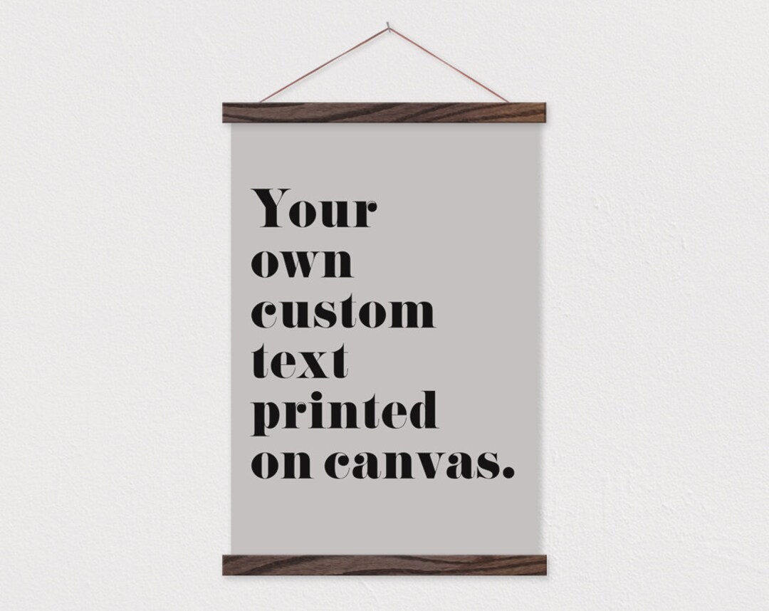 Custom Quote Poster in Bold Serif Font - Any Text or Pix - Etsy