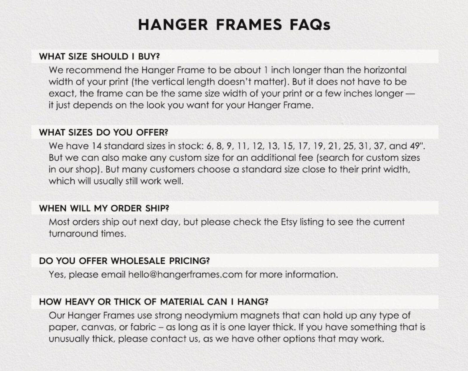 How to Hang Large Format Prints - Our Hanger Frames Can Hang a Large ...