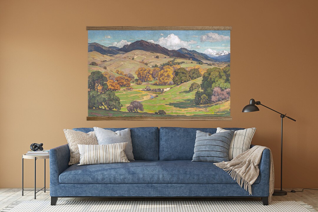 California Summer Landscape - Nature Canvas Art - Framed Art - Etsy