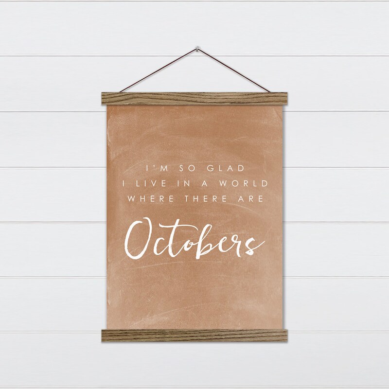October Word Art - Etsy