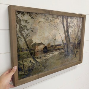 Farmstead Vintage - Farmstead Landscape Canvas Art - Framed - Etsy